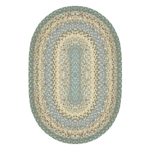 Baja Blue Cotton Braided Oval Rugs – Braided-Rugs.com