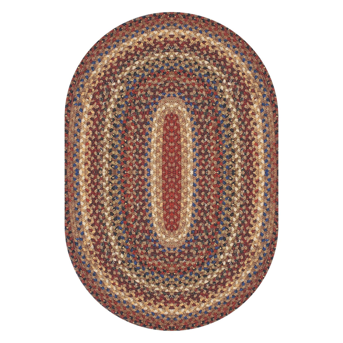 Biscotti Brown Cotton Oval Braided Rugs – Braided-Rugs.com
