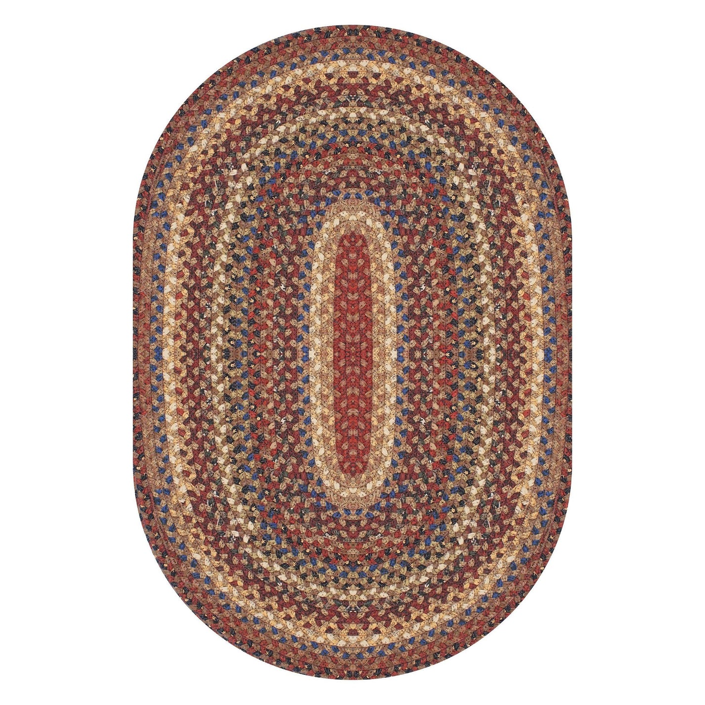 Biscotti Brown Cotton Oval Braided Rugs – Braided-Rugs.com